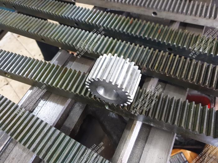 Jual Pembuatan rack gear and pinion gigi rel pabrik industri - Kab ...