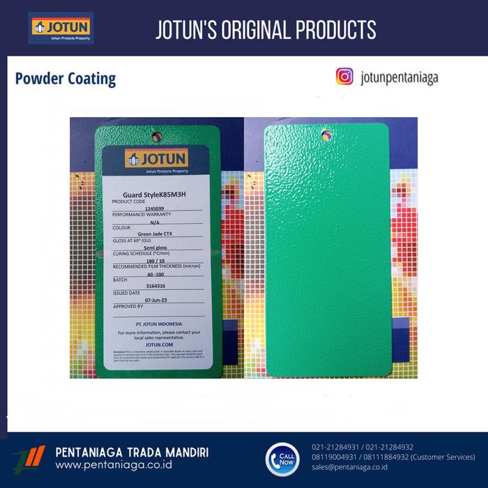 Jual Powder Coating Jotun Green Jade Coarse Texture 1245039PX20 - Kota ...