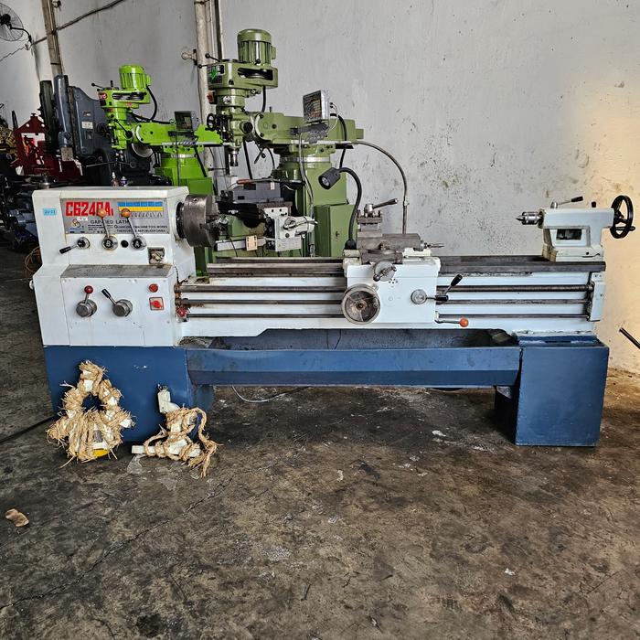 Jual Mesin bubut C6240/ Meja Kerja 1.5 Meter /1500MM/ bekas/Swing 400 ...