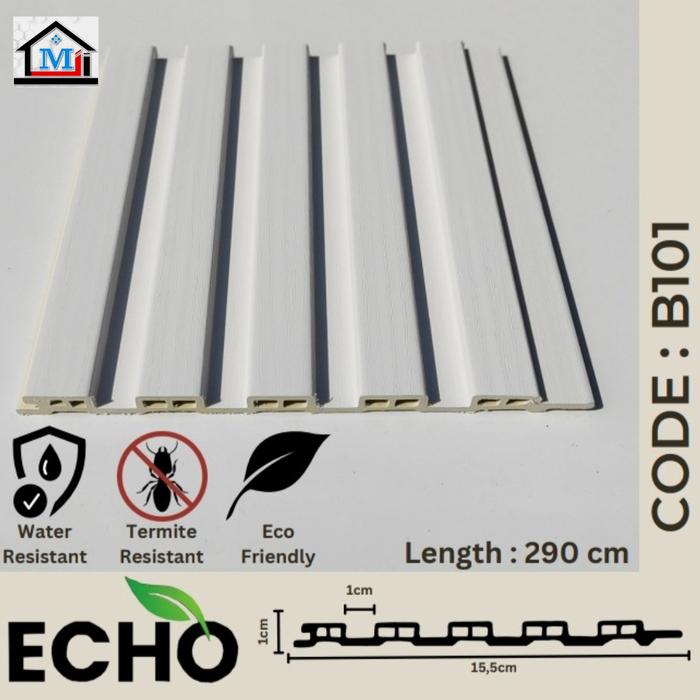 Jual wall panel wpc echo wood B101 tebal 1cm/batang - Jakarta Timur ...