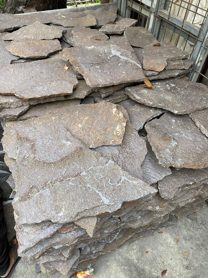 Jual Batu Alam Lempeng Bukit Random - Jakarta Barat - Rofah Stone 1010 ...