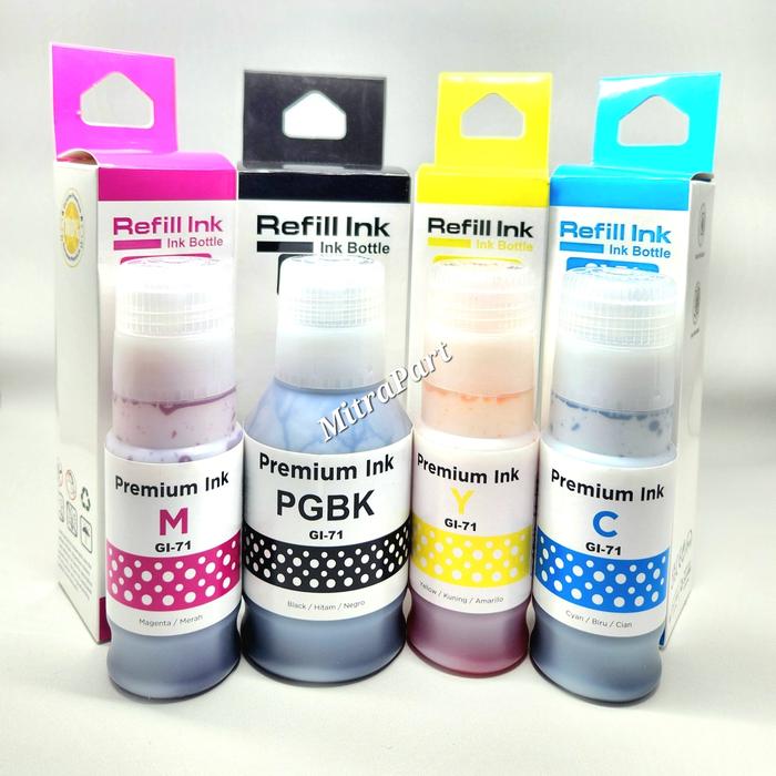 Jual Tinta Canon Gi-71 Gi71 set 4 Warna G1010 G2020 G3020 G3060 - Kota ...