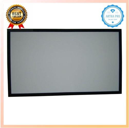 Jual Layar proyektor Fixed screen 120" Ratio 16:9 Soft Grey Home ...