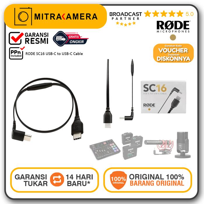 Jual RODE SC16 USB-C to USB-C Cable - Jakarta Selatan - mitrakamera ...