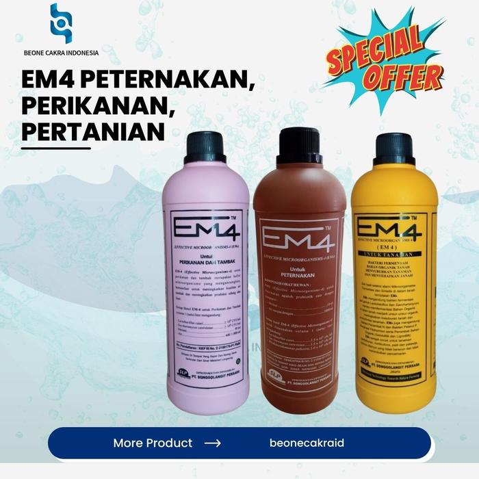 Jual EM4 1 liter Peternakan Pupuk Organik dan Perikanan - PERTANIAN ...