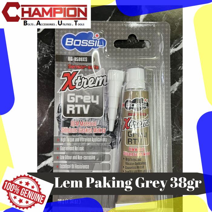 Jual lem gasket paking grey abu RTV xtreme bossil high temp quality ...