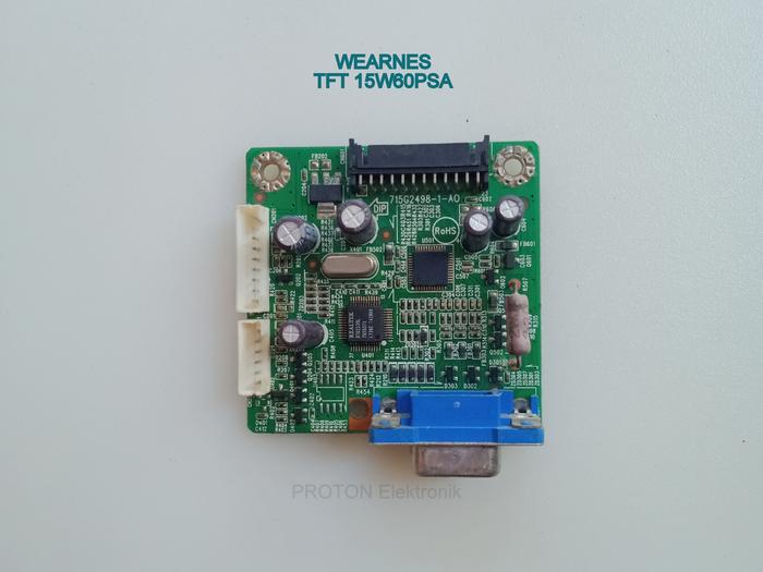 Jual Mainboard LCD Monitor Matherboard VG WEARNES TFT15W60PSA - Kab ...