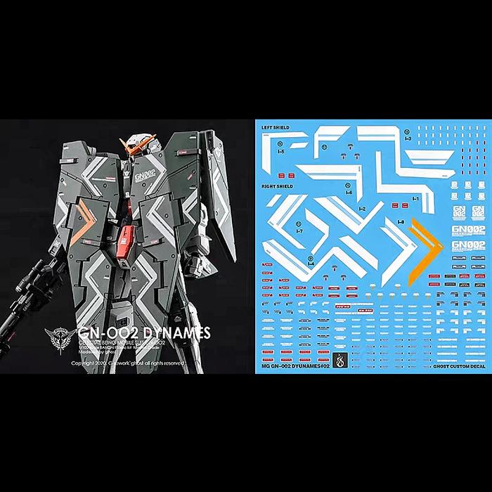 Jual MG GUNDAM DYNAMES WATER DECAL GHOST CUSTOM DECAL - Jakarta Pusat ...