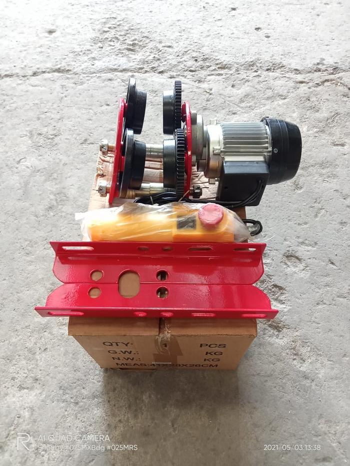 Jual Electric Motor Trolley Mini Hoist for Electric Katrol Mini Hoist ...
