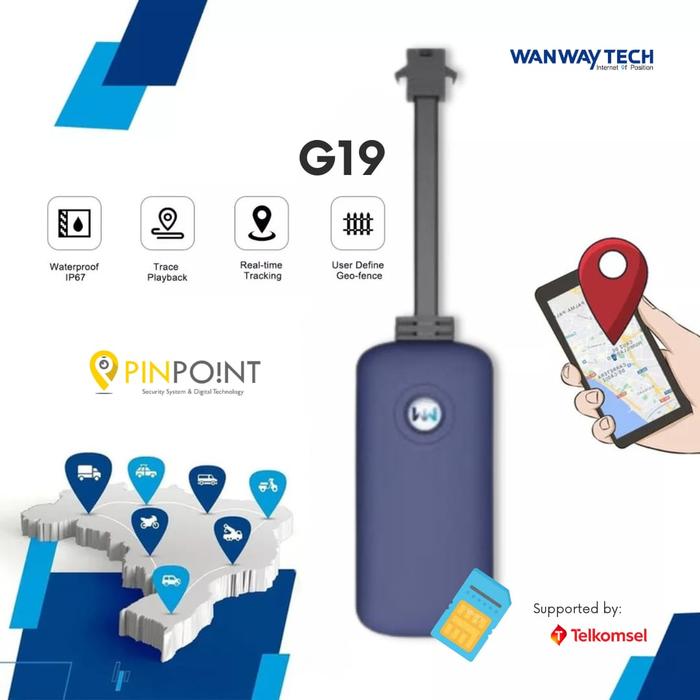 Jual PAKET pasang+setting GPS tracker mobil motor WanWay G19 resmi ...