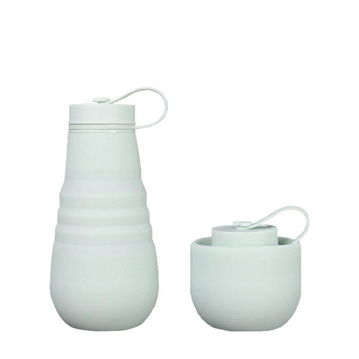 Jual [Bamboo] Sillicone Foldable Collapsible Bottle | Botol Minum Lipat ...