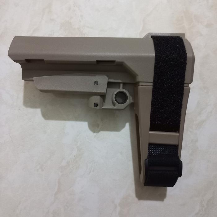 Jual popor replika sba3 arm brace tactical stock ar15 m4 hk416 aeg wgg ...