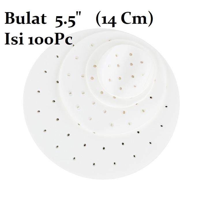 Promo Kertas Dimsum Alas Bakpao Bulat Kotak Tatakan Kue Steamer Roti ...