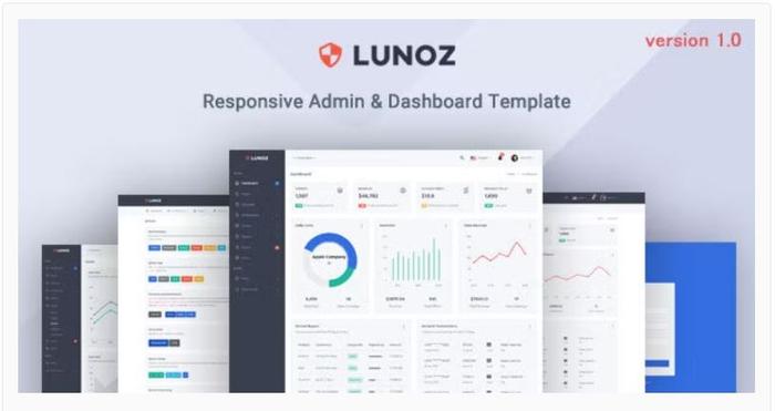 Jual Lunoz Bootstrap 4 Html Admin Dashboard Template - Jakarta Selatan - prime course | Tokopedia