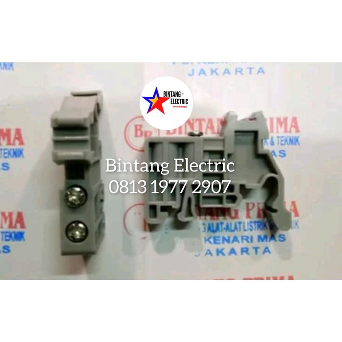 Jual Stopper / Stopping / Penahan MCB / Terminal Blok pada Rel MCB ...