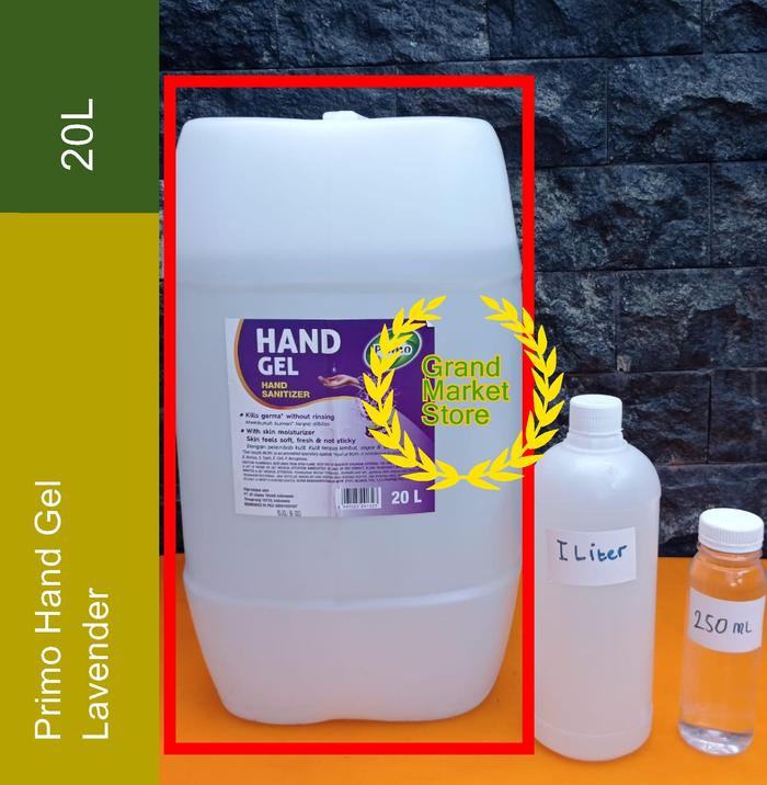 Jual Primo Hand Gel Sanitizer Lavender 20L Primo Hand Gel 20 L Lavender ...