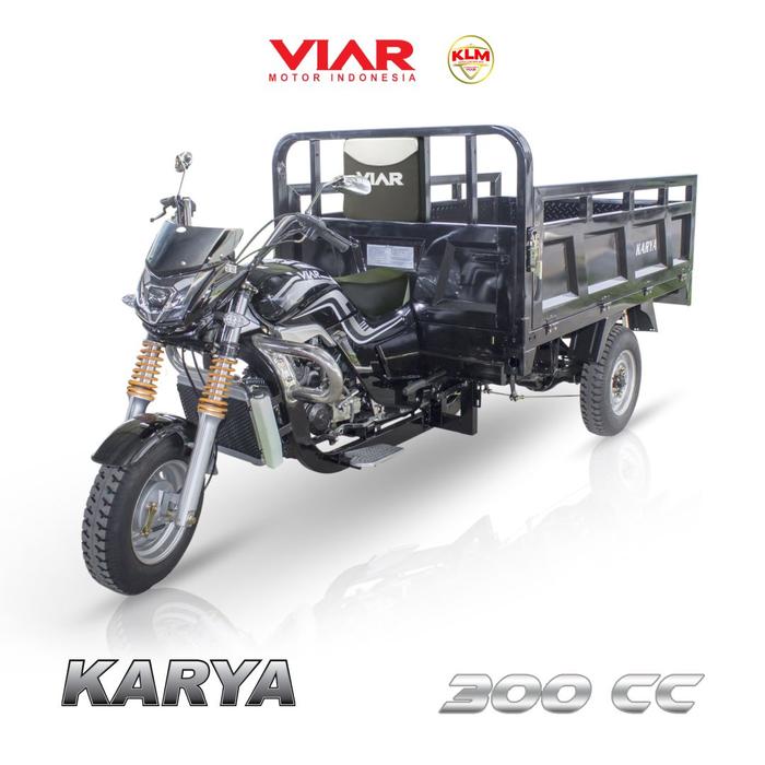 Promo KARYA 300 BECAK VIAR 300 CC MURAH READY HITAM MEDAN ANGKUT 1TON ...