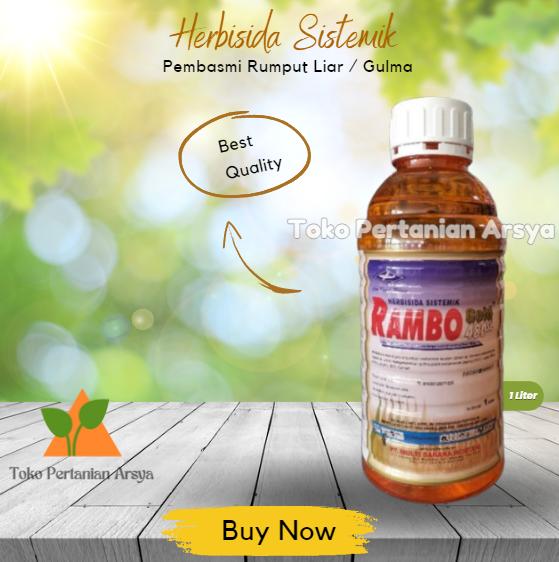 Jual Herbisida Rambo 1 Liter Pengendali Rumput Liar / Gulma Sekelas ...