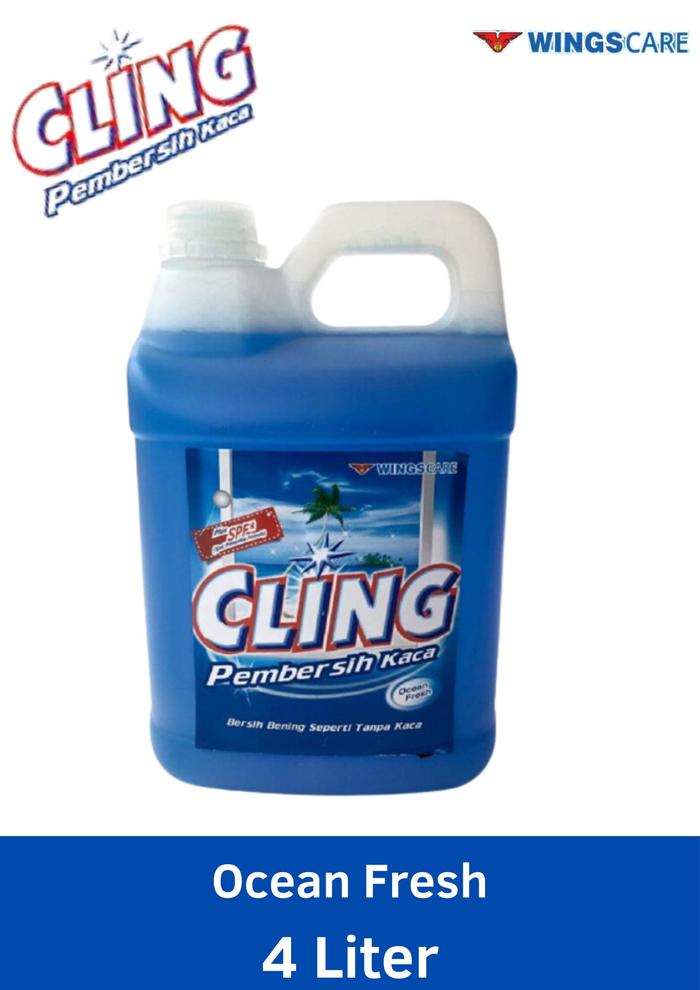 Promo Obat Pembersih Kaca CLING 4 Liter - Glass Cleaner CLING Produk ...