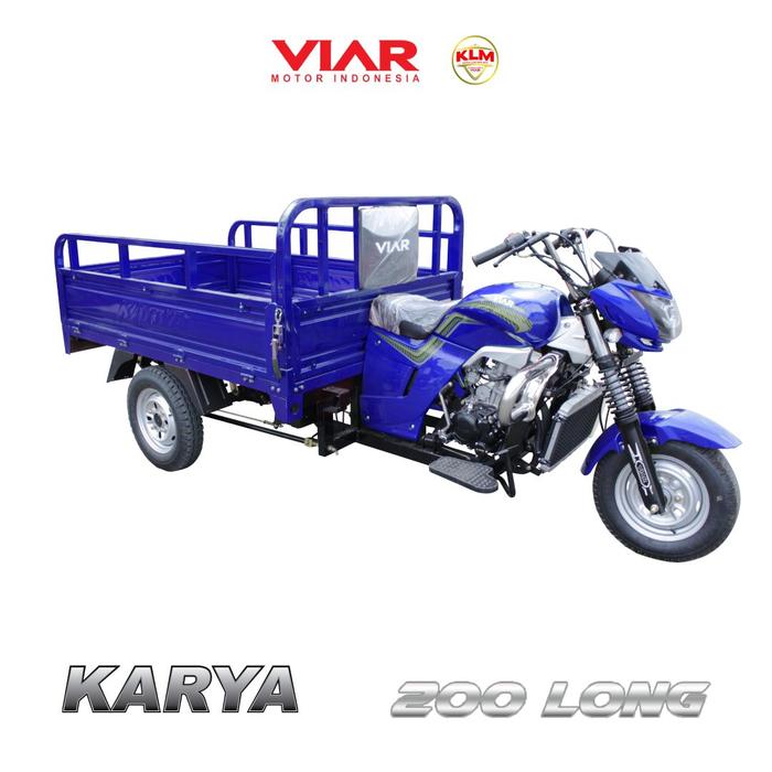 Jual karya 200 L viar ready warna biru daya angkut 750 kg, lebar 1.2m ...