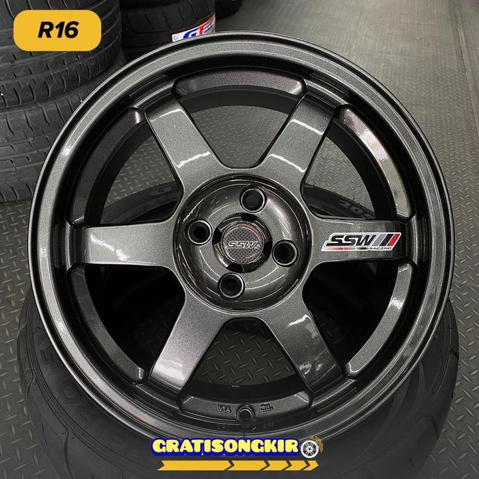 Jual velg mobil r15 SSW TE37 velg ring 15 brio city jazz Freed mobilio ...