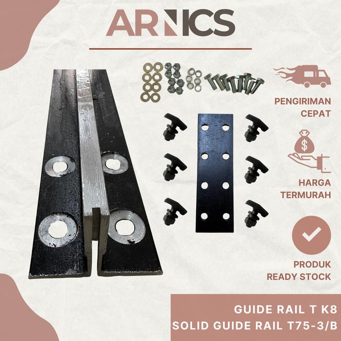 Jual Guide Rail Lift K8/Guide Rail T K8/Solid Guide Rail K8 T75-B ...