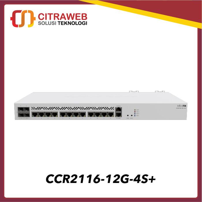 Jual Mikrotik Cloud Core Router CCR2116-12G-4S+ CCR 2116 12G 4S+ - Kab ...
