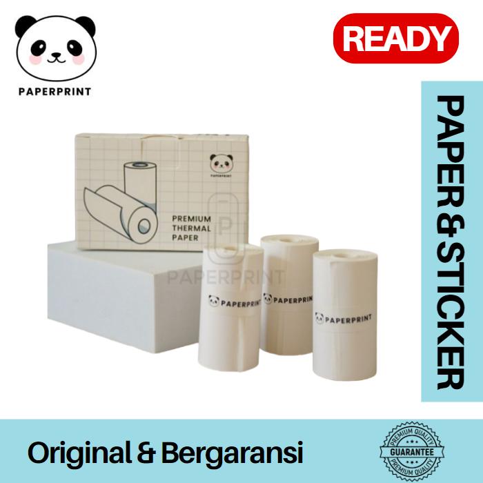 Jual STICKER PAPER PAPERANG WHITE self adhesive Kertas sticker Putih ...