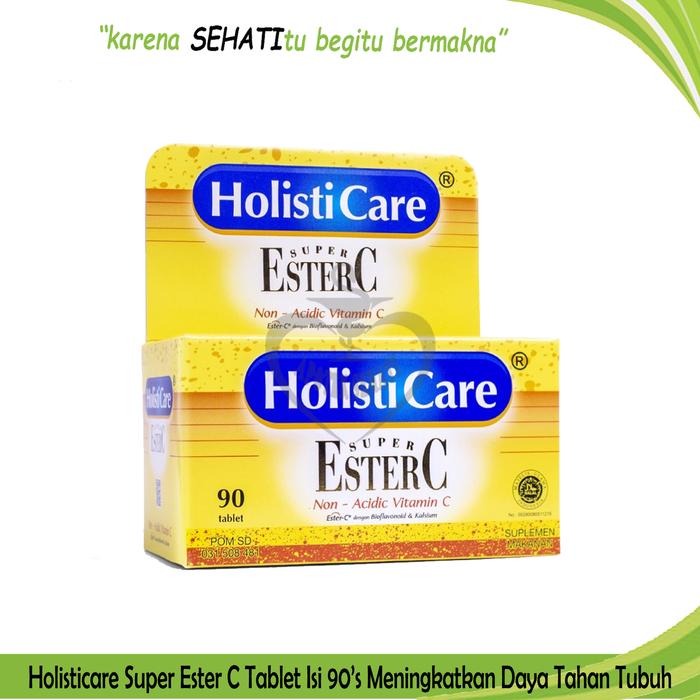 Promo Ester C Holisticare 90 Tablet Suplemen Kesehatan Daya Tahan Tubuh ...