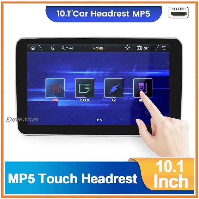 Jual TV Headrest 10.1" MP5 Touch Screen USB. TF. HDMI. 2 Video input ...