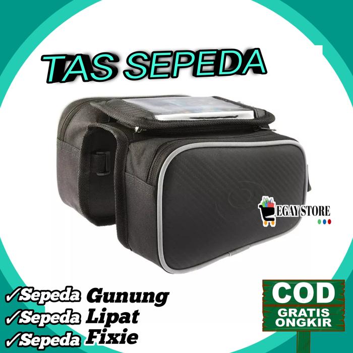 Promo Tas Sepeda MTB Perlengkapan Sepeda Gunung Roadbike Tempat HP Di ...