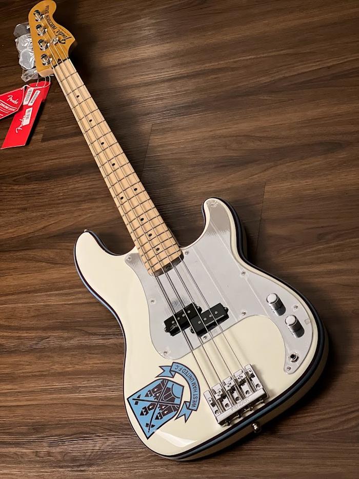 Jual Fender Steve Harris Signature Precision Bass MN Olympic White w ...