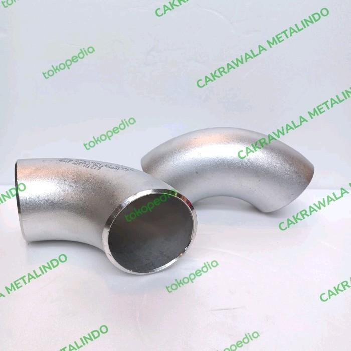 Jual Elbow Las Stainless SS 304 SCH20 1 1/2" inch Knee SCH 20 SS304 1,5 ...