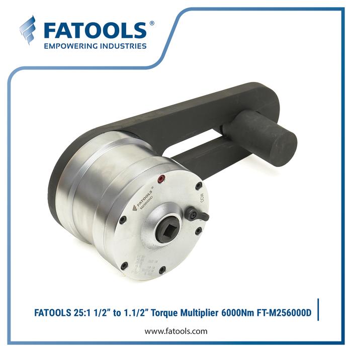 Jual FATOOLS M256000D Torque Multiplier 25:1 6000Nm 1/2" to 1.1/2 ...