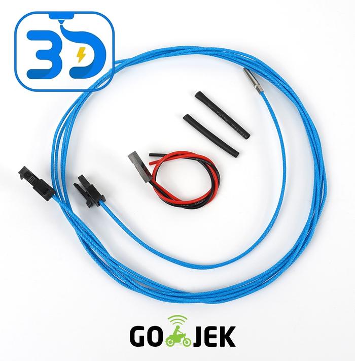 Jual E3D V6/Volcano Heated Block PT1000 Thermistor Sensor Kit High Temp ...