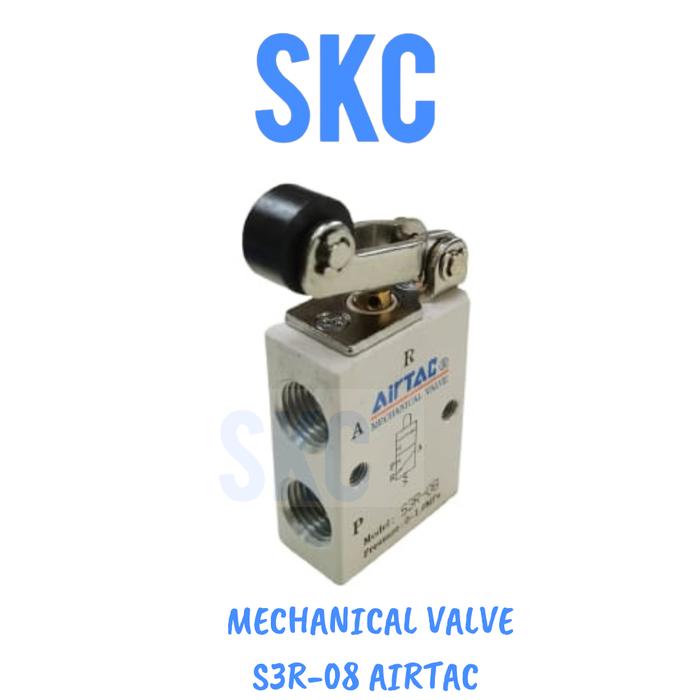 Jual MECHANICAL VALVE S3R-08 AIRTAC - Jakarta Barat - SKC pneumatic | Tokopedia