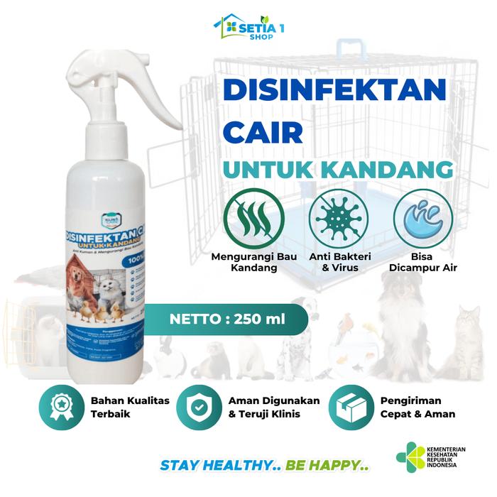Jual Disinfektan Kandang Hewan Peliharaan 250 ml KLINO CARE Chloride ...