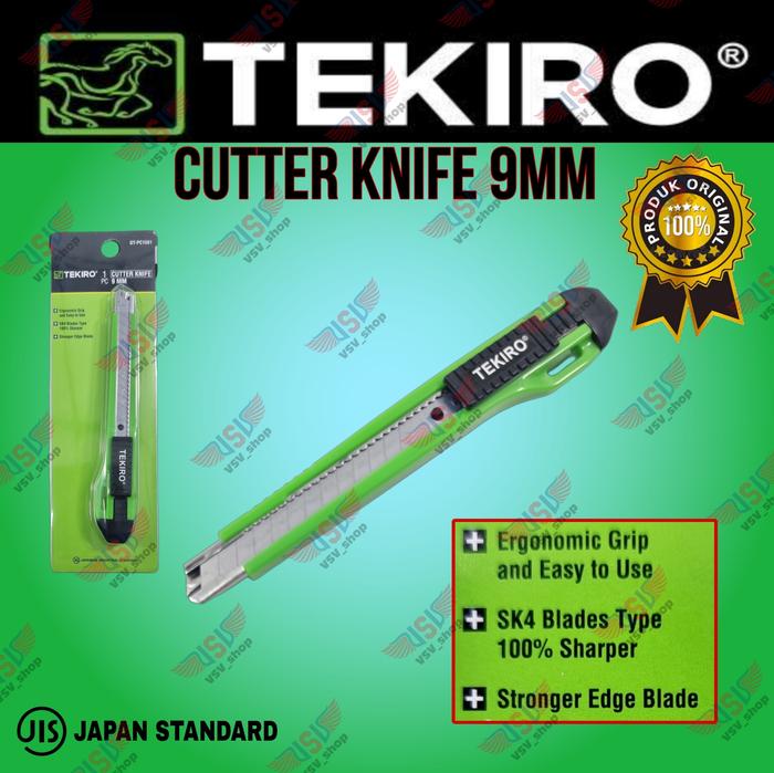 Jual TEKIRO Pisau Cutter 9mm Cutter Knife 9mm Tekiro - Jakarta Barat ...