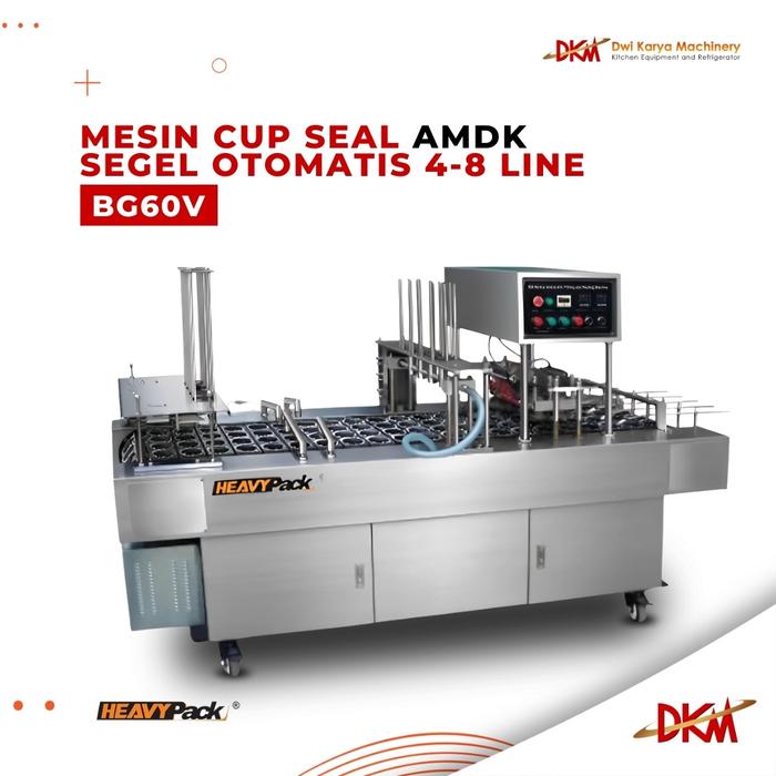 Jual Heavy Pack Mesin Cup Seal AMDK Segel Otomatis 4-8 Line BG60V ...