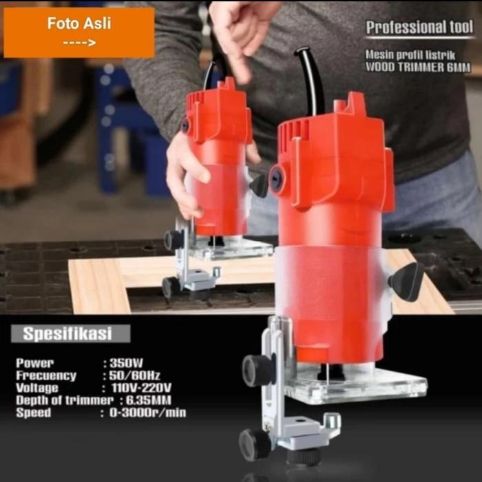 Jual Mesin Trimmer kayu / Mesin profil kayu / Mesin router kayu Listrik ...