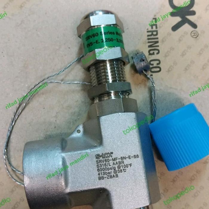 Jual Relief Valve 1/2" inch 6000 psi Pressure 413 Bar - Jakarta Barat ...