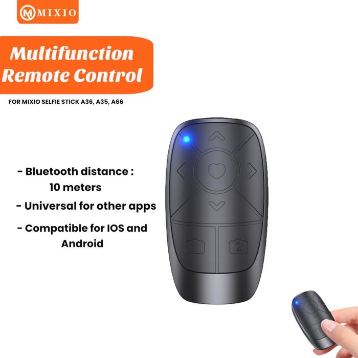 Promo MIXIO - Multifunction Bluetooth Remote Control Selfie Wireless ...