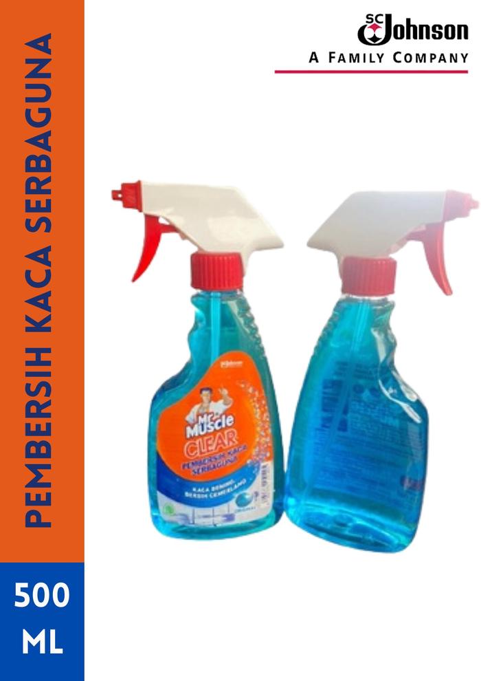 Promo MR MUSCLE CLEAR Glass Cleaner - Pembersih Kaca Botol Spray/Refil ...