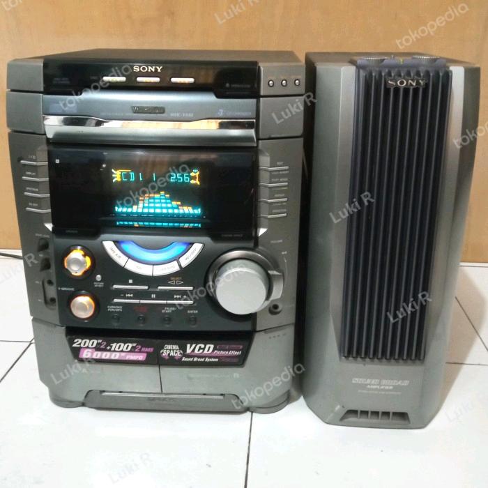 Jual Compo Sony MHC-VX88 & Satellite Amp TA-DX8 fungsi semua 6000watt pmpo - Kab. Bandung - Luki ...