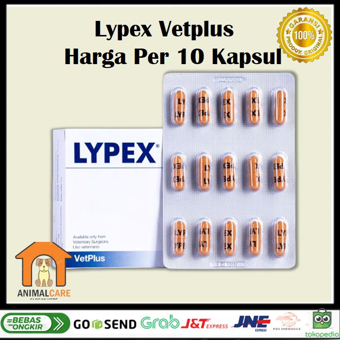 Jual Lypex Vet Plus Kapsul Enzim Anti Diare Kucing Anjing Harga Per 10 Kaps - Jakarta Selatan ...