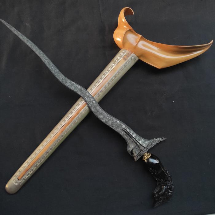 Jual Keris Pandawa Cinarita Luk 5 Pamor Lar Gangsir Tangguh STW ...