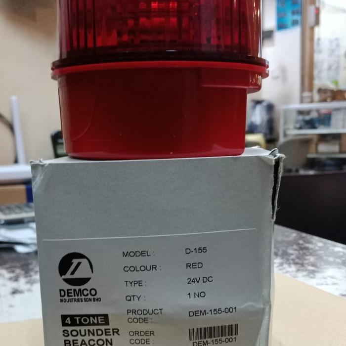 Jual DEMCO BUZZER TIPE D-155 24V DC SOUNDER BEACON - Jakarta Pusat ...