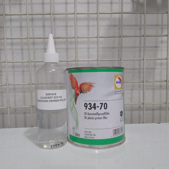 Jual GLASURIT 934-70 2K PLASTIC PRIMER FILLER REPACK 1,25 LITER SET ...