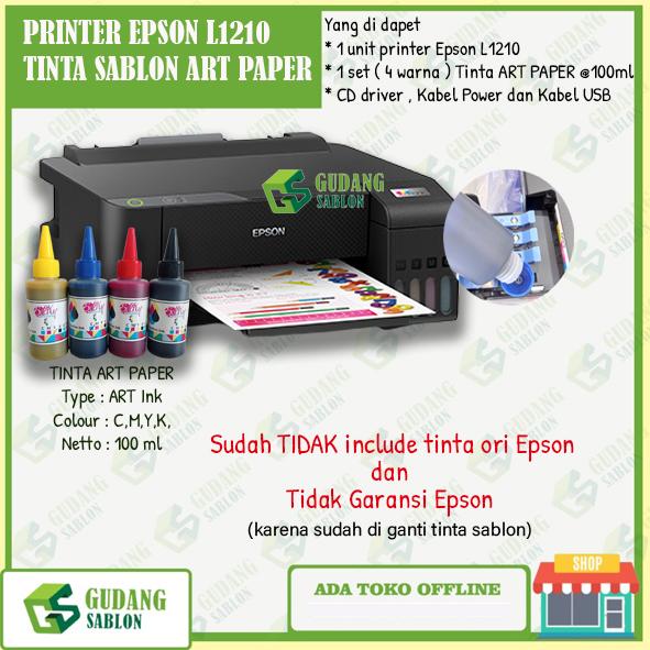 Jual Printer Epson Tinta Art Paper | Upgrade Tinta Sablon | InkJet A4 ...