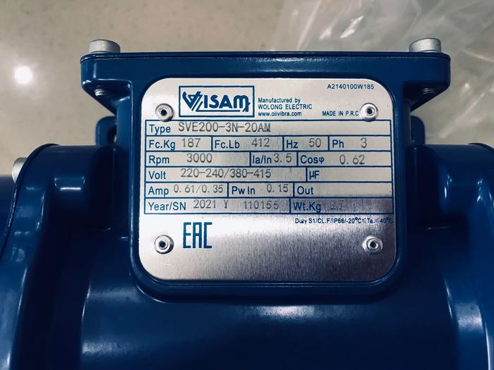 Jual VISAM Motor Vibrator Electric SVE 200/3N - MVE 200/3 - Jakarta ...